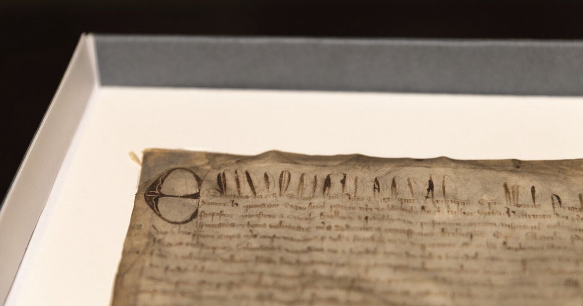 Un manuscris cumpărat cu 27 de dolari, considerat o copie a Magna Carta ...