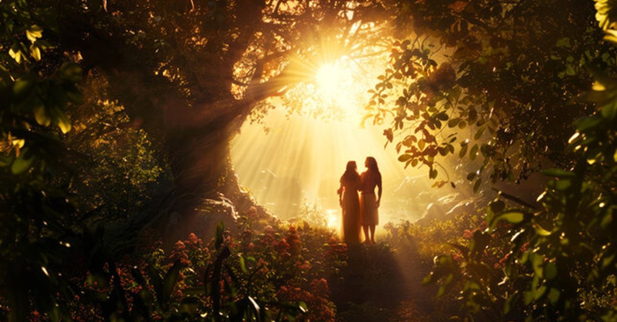 Unde ar fi mai exact, pe glob, Grădina Edenului. Acolo au trăit Adam și Eva