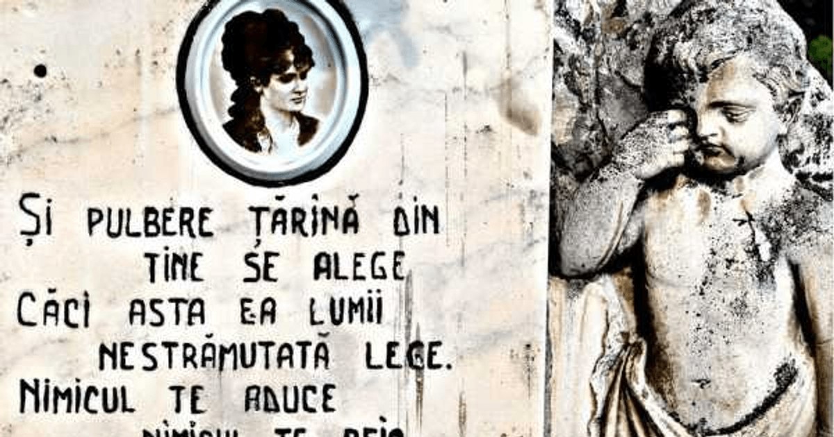 Care a fost primul epitaf de pe crucea mormântului Veronicăi Micle de la Mănăstirea Văratec ...