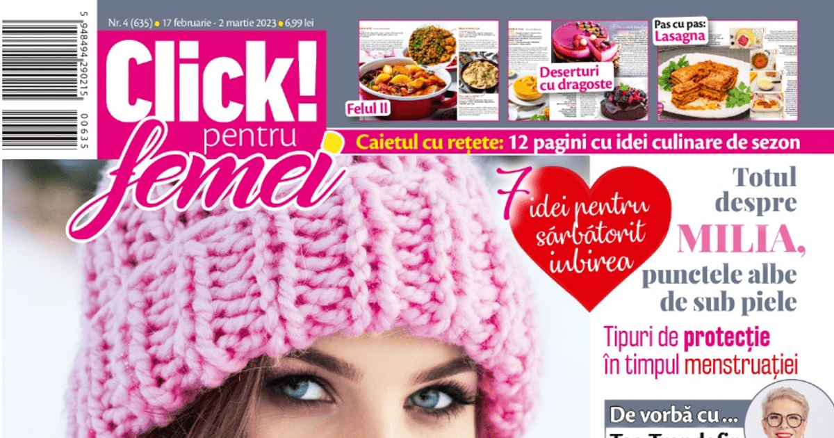 Cea mai nouă revistă „Click! Pentru femei‟ a apărut și te așteaptă să ...