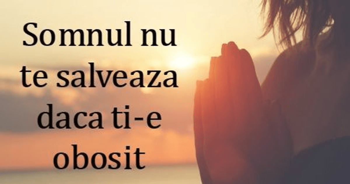 8 semne că ţi-ai obosit sufletul, nu corpul