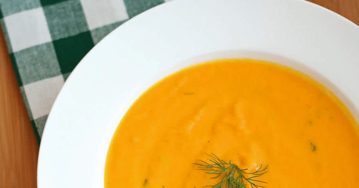 Supă cremă de linte, de post