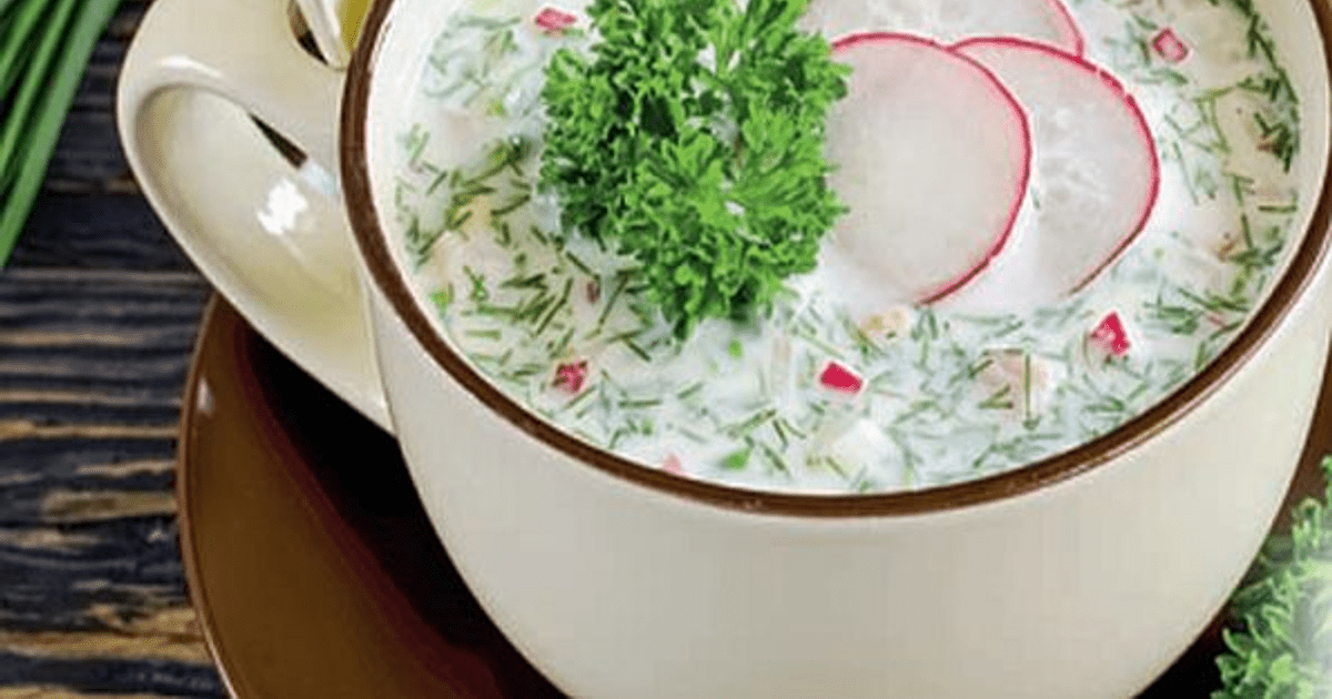 Supă de vară cu chefir