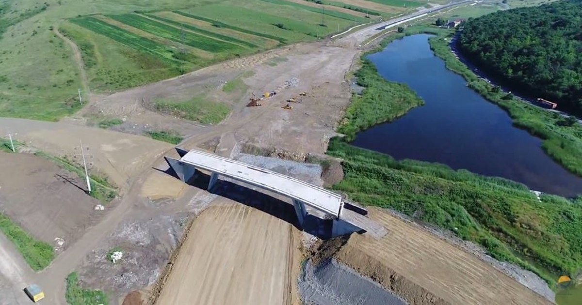 FOTO VIDEO În toamnă se va circula pe autostradă de la Aiud la Turda. A ...